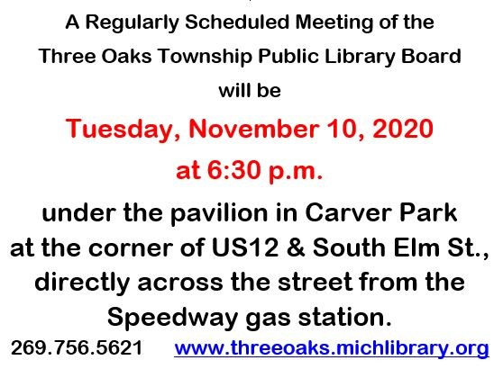 Welcome to the Three Oaks Township Public Library — Three Oaks Township ...